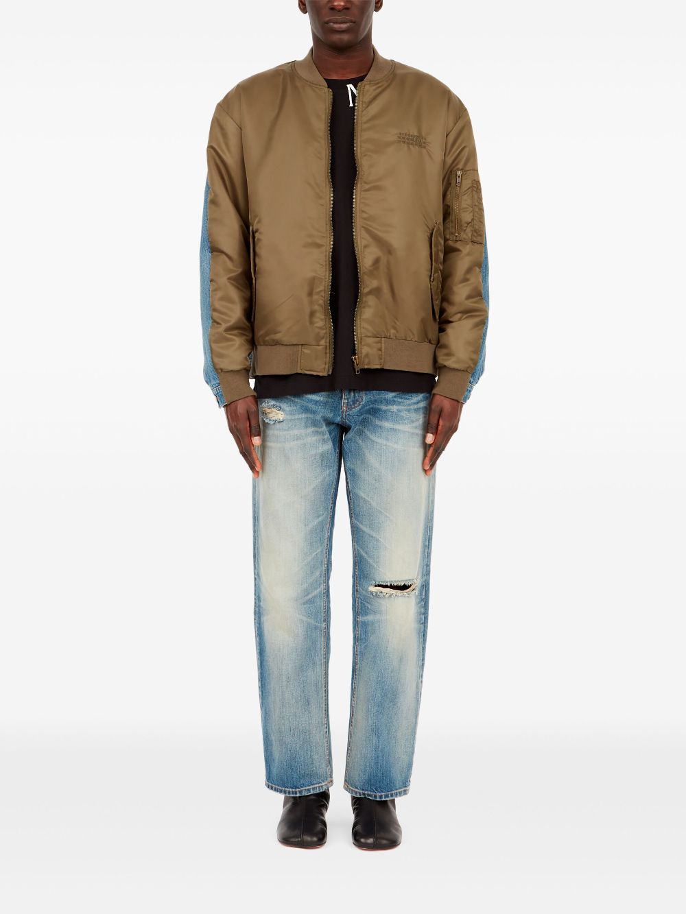 MAISON MARGIELA MM6 Maison Margiela Numbers-Motif Bomber Jacket