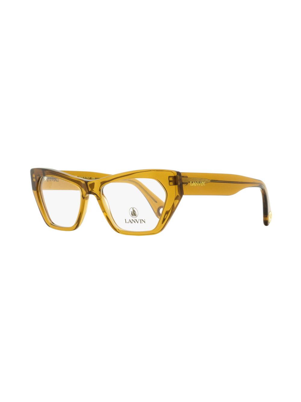 Lanvin Daisy Chunky  Sunglasses W/Case Lanvin Daisy Chunky Rectangle Sunglasses In Dark Grey | ModeSens main image 4