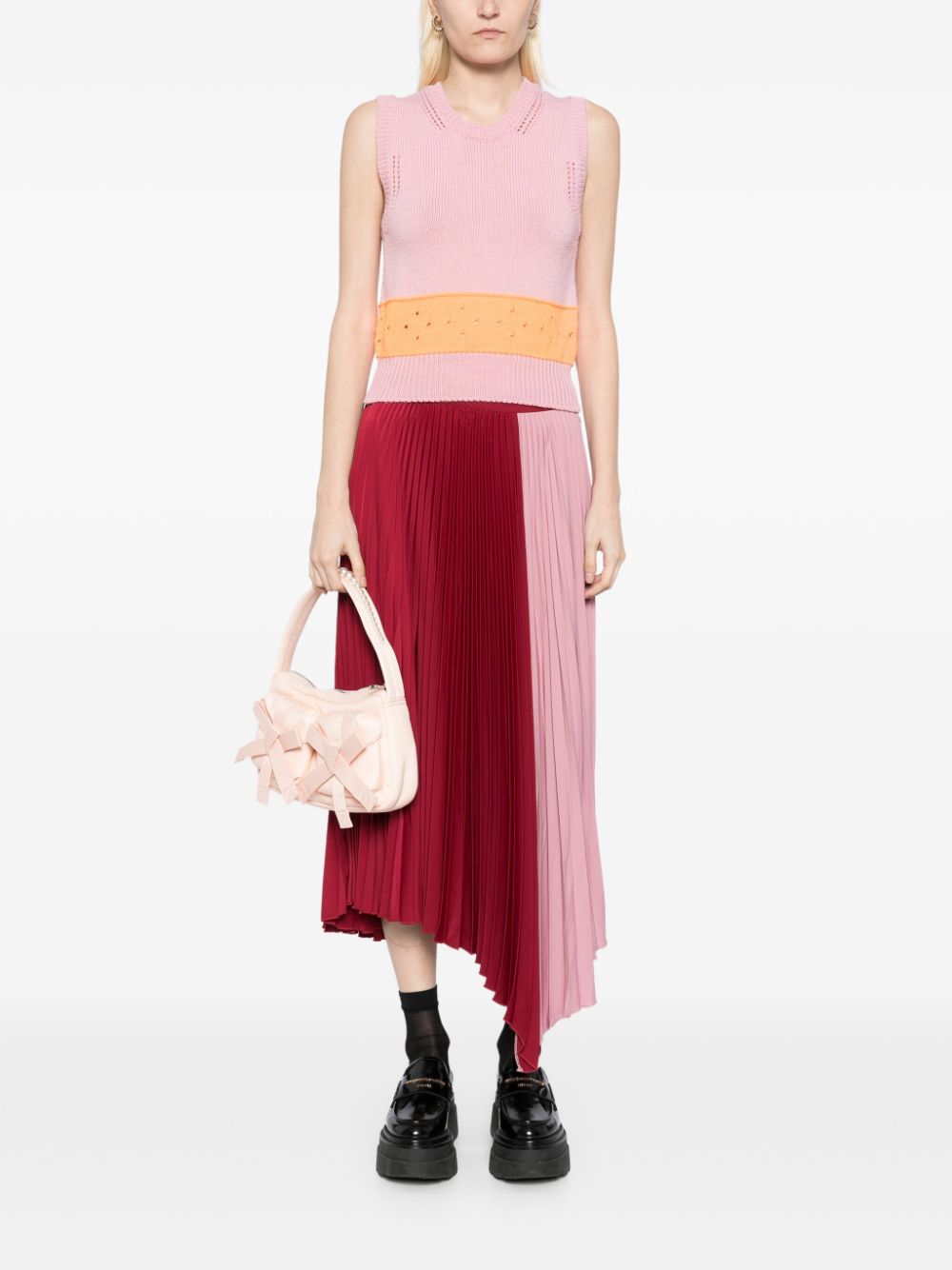 MAISON KITSUNÉ Maison Kitsuné Pleated Midi Skirt