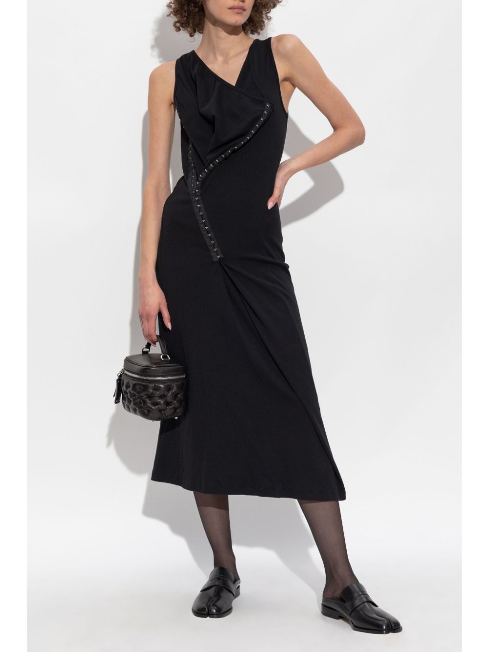 MAISON MARGIELA MM6 Maison Margiela Overlapping-Panel Midi Dress
