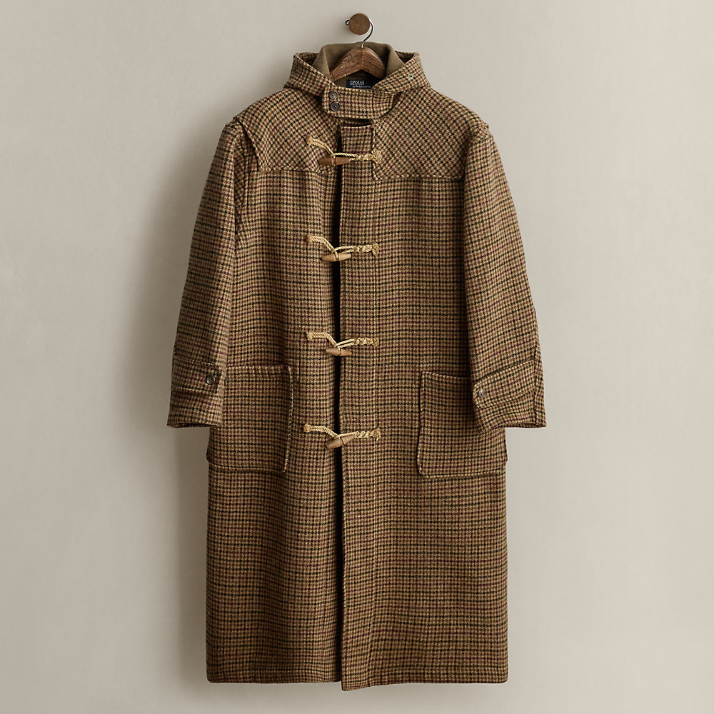 Ralph Lauren 1990 Houndstooth Duffel Coat Size - Multi | Editorialist