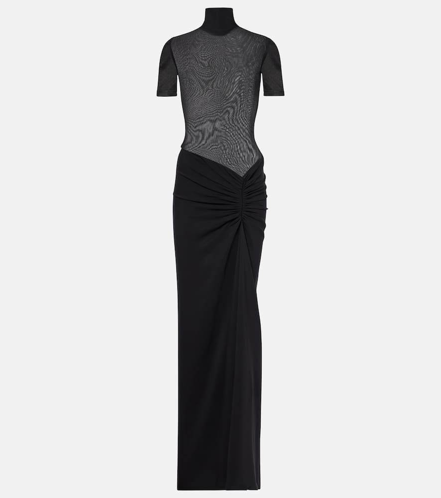 chloe jersey midi dress Chloe Peached Jersey One Shoulder Midi Dress - Black