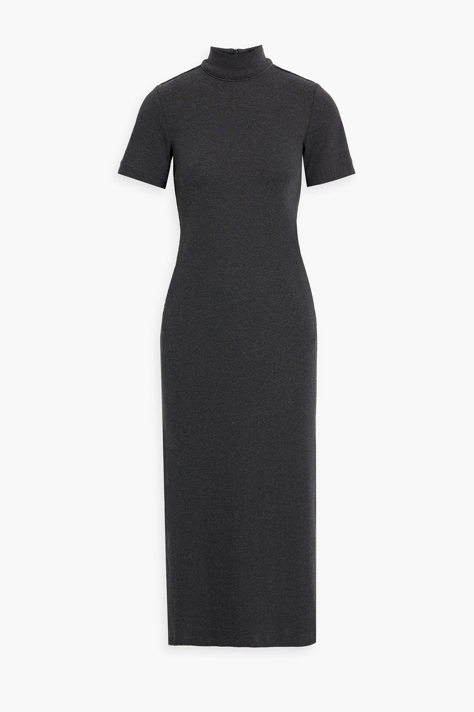 edikted black lace dress Heavyweight mockneck dress, organic cotton
