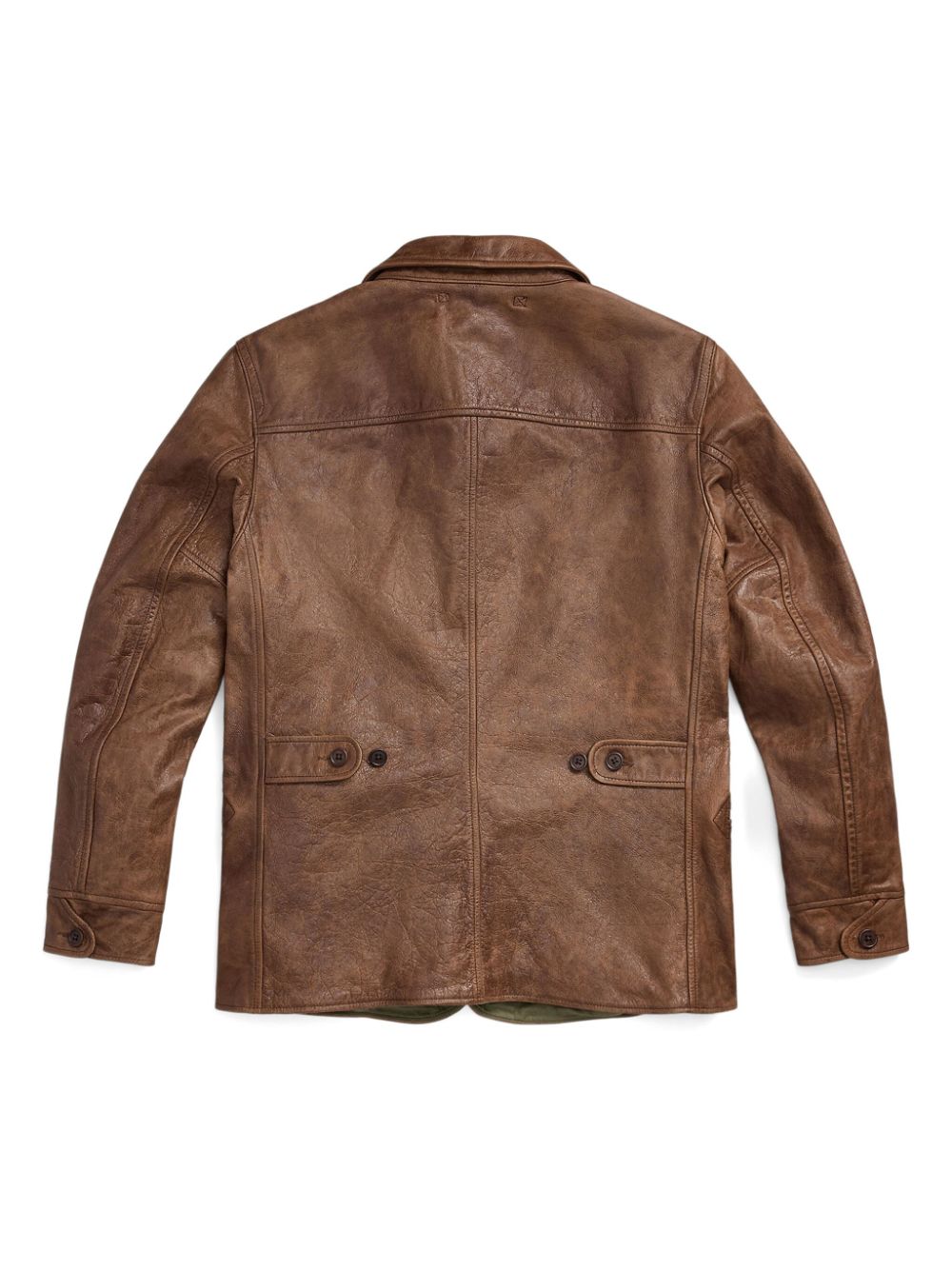 Ralph Lauren Bradley Leather Jacket - Brown | Editorialist