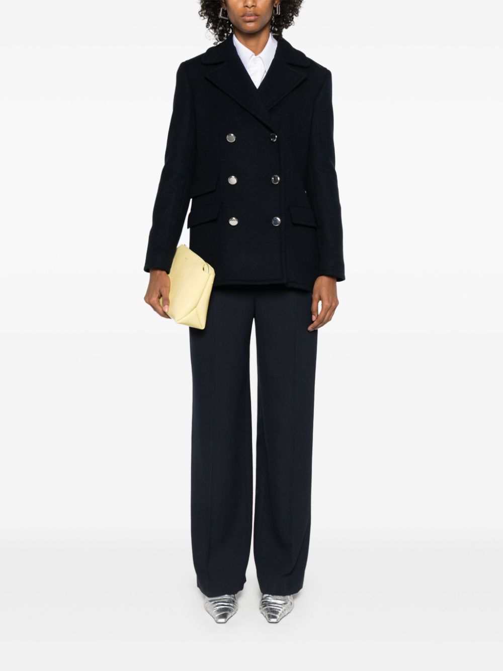 THEORY Theory Felted-Finish Pea Coat