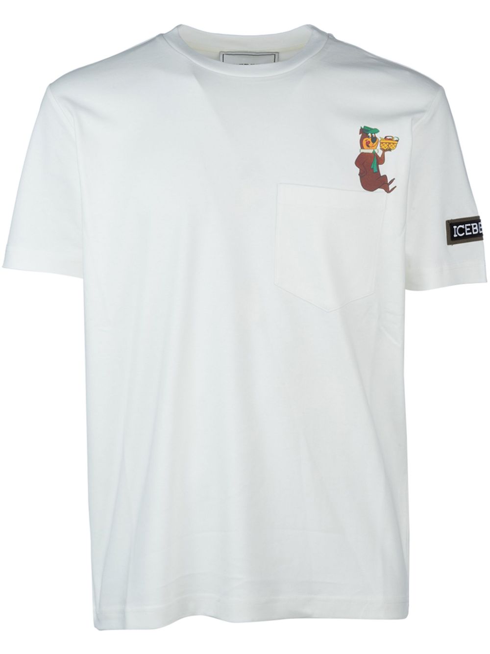 Iceberg X Yogi Bear Printed T-Shirt - White | Editorialist
