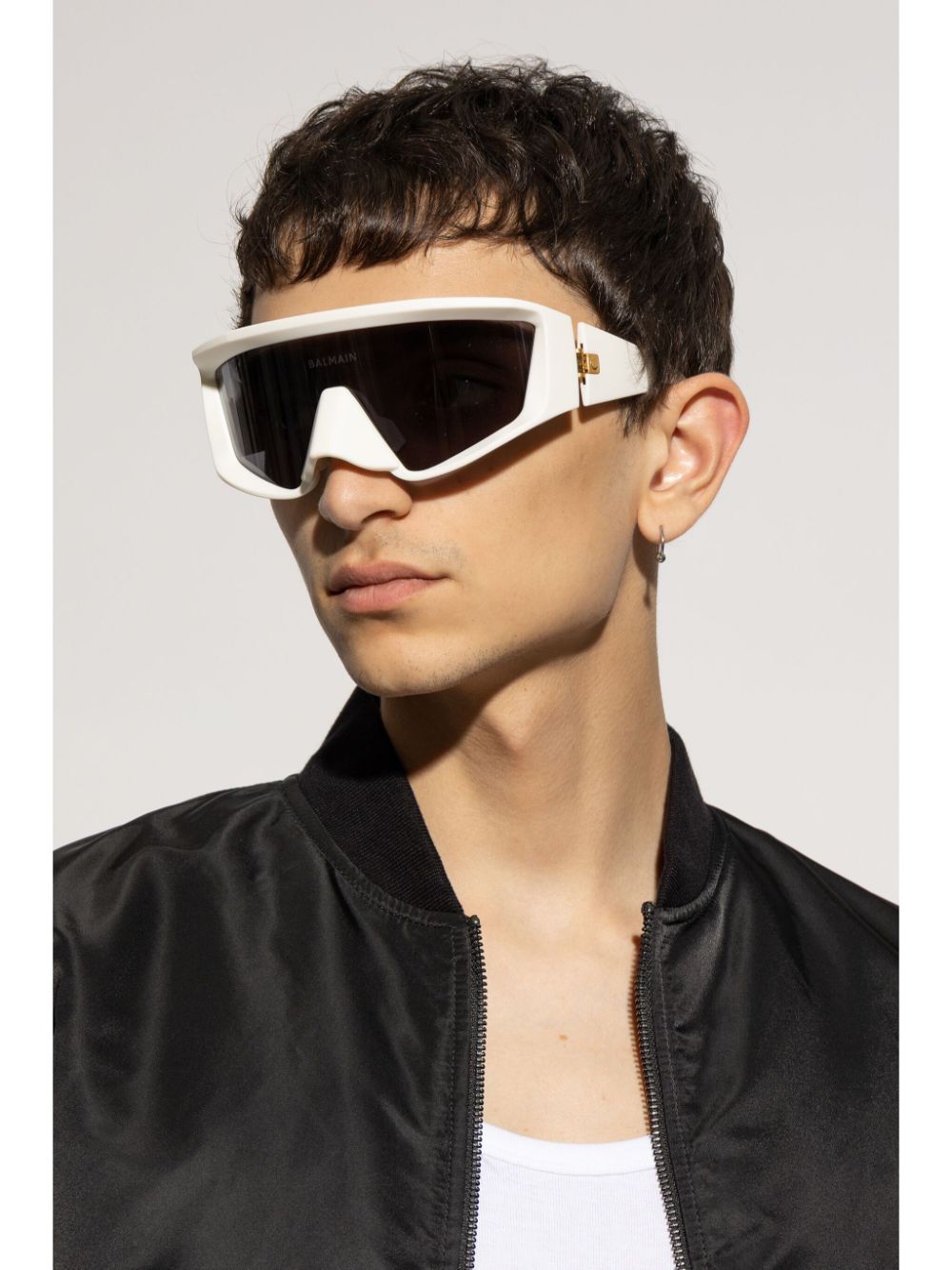 Balmain Espion Sunglasses In White - 40% Off | Editorialist display picture 2