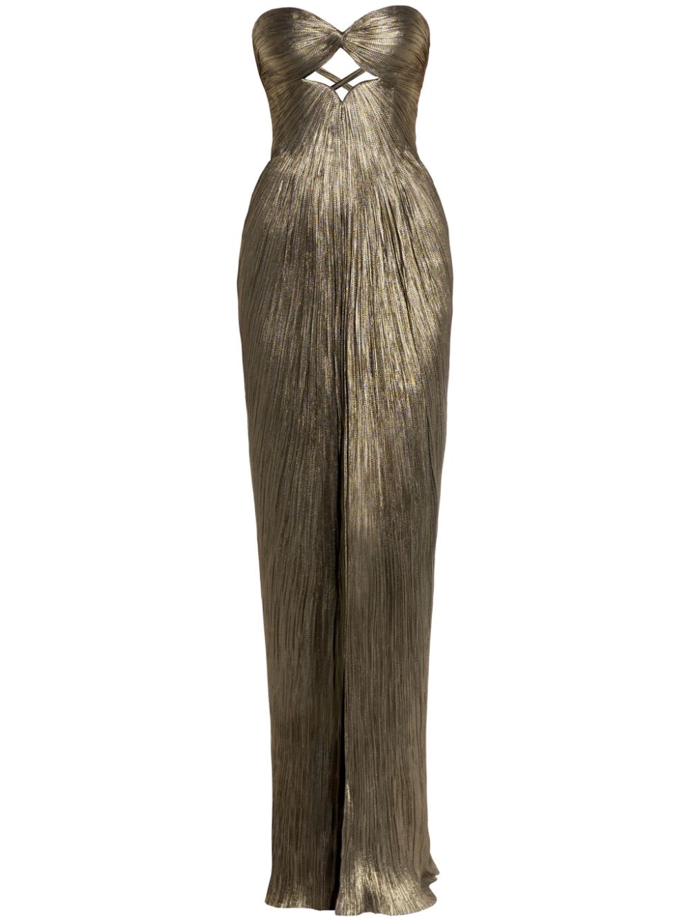 Maria Lucia Hohan Stephanie Gown - Gold | Editorialist