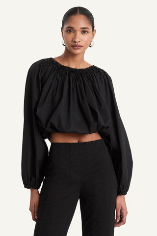 MERLETTE Merlette Lotus Beaded Top
