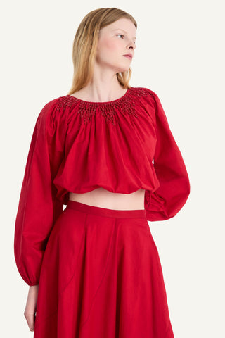 MERLETTE Merlette Lotus Beaded Top