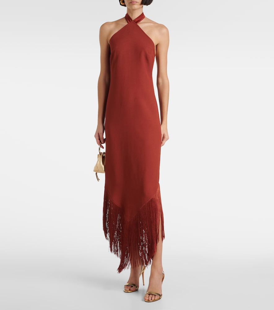 TALLER MARMO Taller Marmo Nina Fringed Maxi Dress