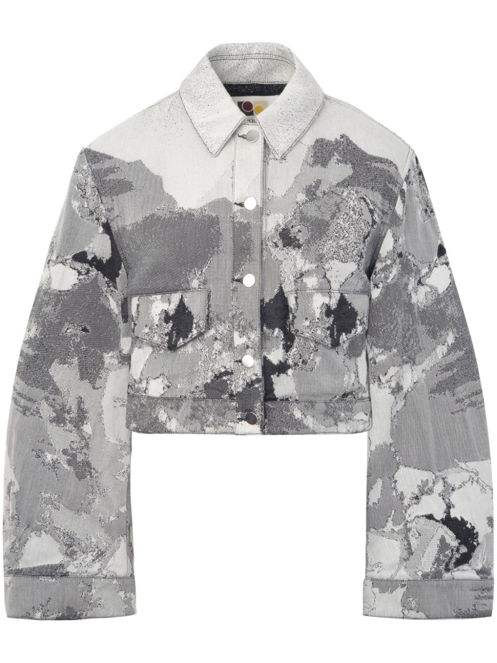 PORTS 1961 Ports 1961 Abstract-Pattern Denim Jeans