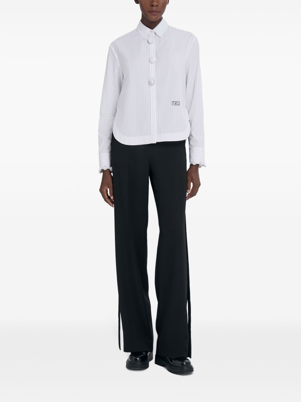 PORTS 1961 Ports 1961 Pompom Button-Down Shirt
