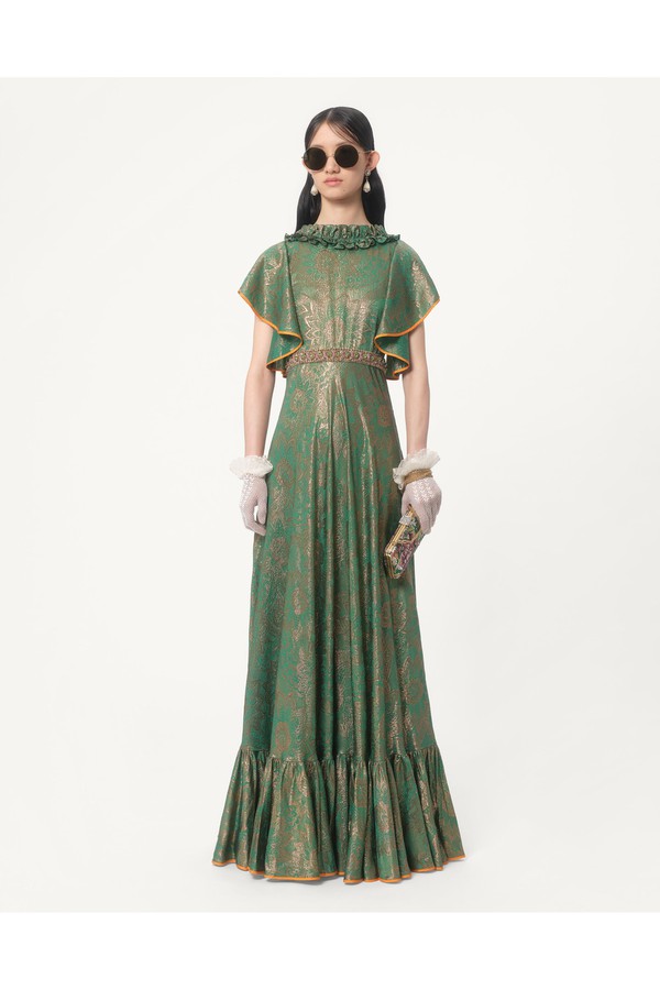 Valentino Garavani Apres Lhiver Evening Dress - Green | Editorialist