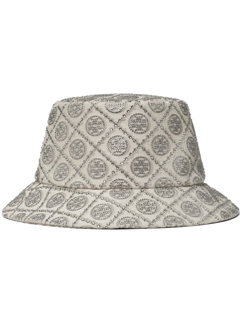 Tory Burch Reversible Bucket Hat In Academy Blue Easy Plaid  display picture 2