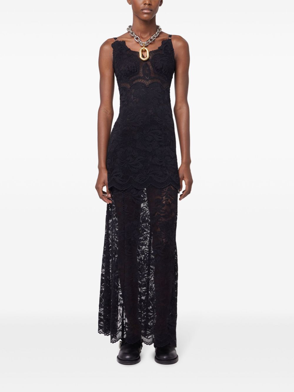 PACO RABANNE Rabanne Lace Maxi Dress