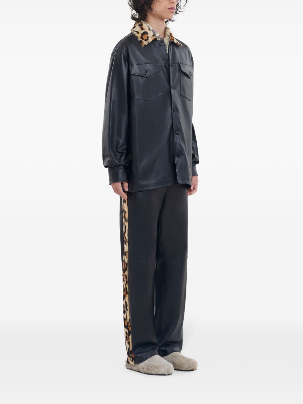 MARNI leather shirt