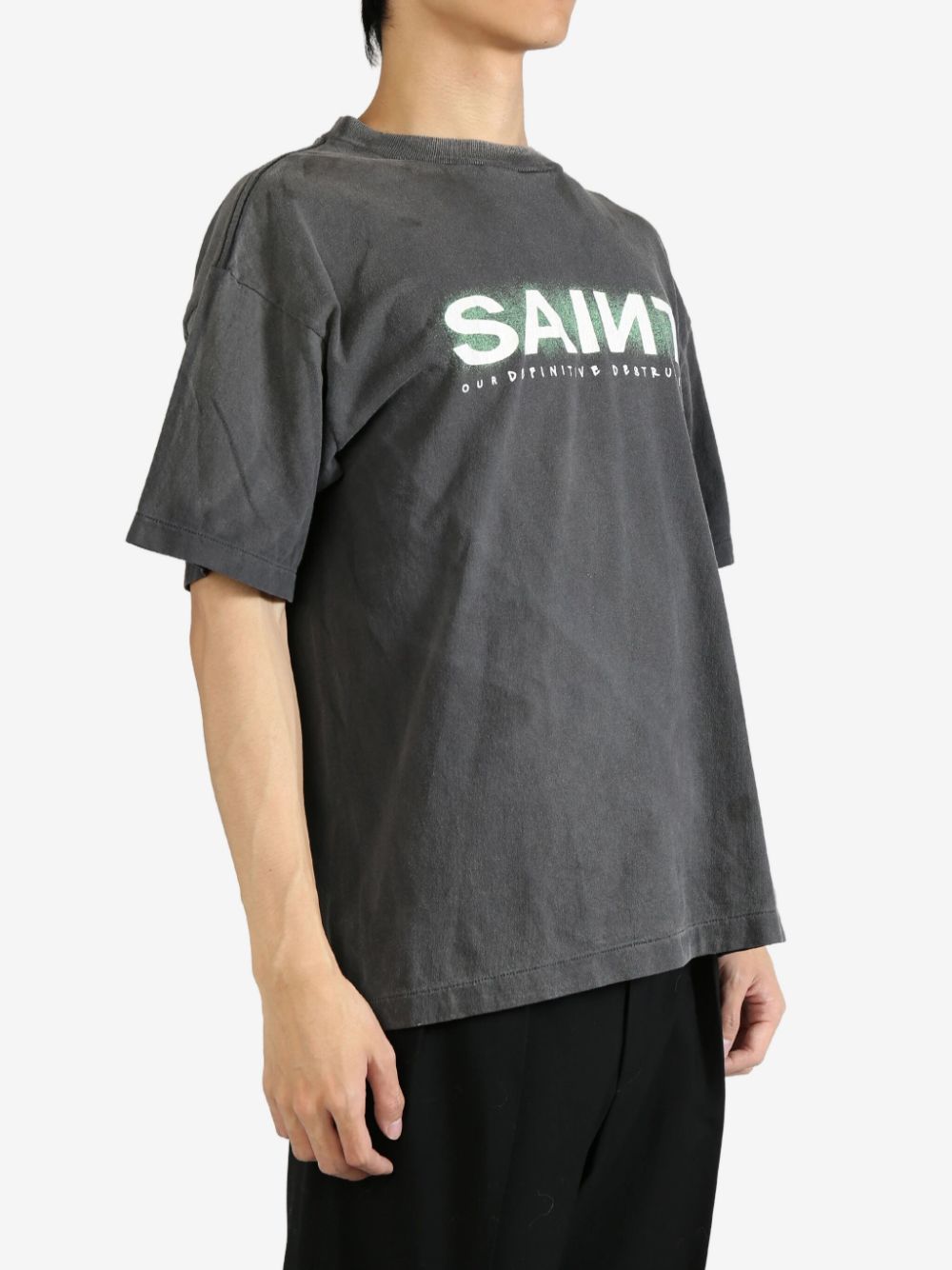SAINT MXXXXXX logo-print cotton t-shirt