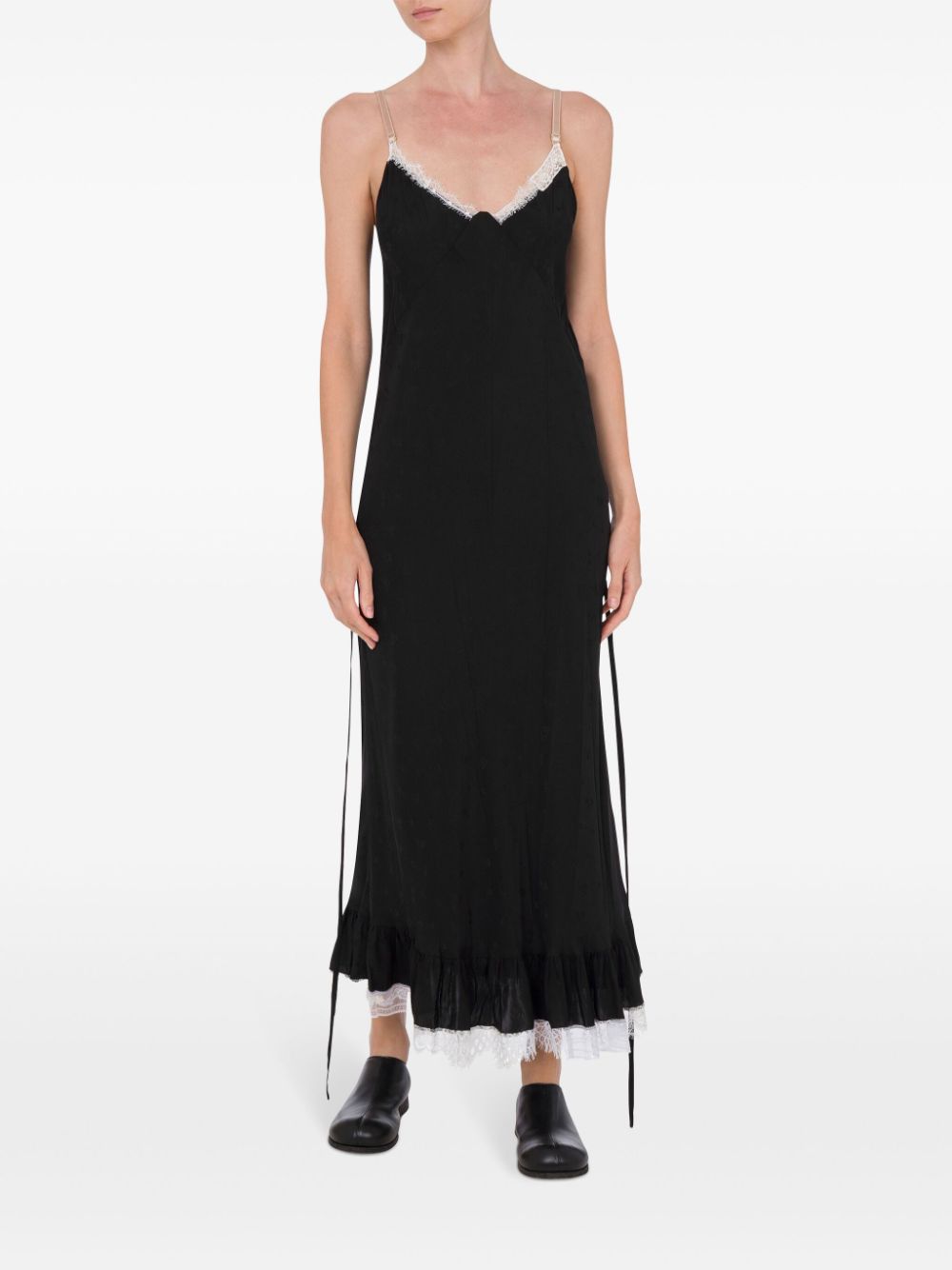 MOSCHINO Moschino Lace-Trim Maxi Dress
