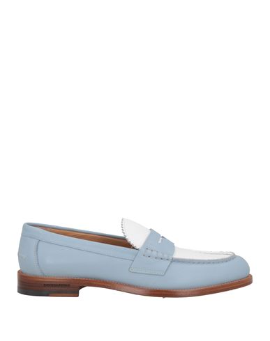Dsquared2 Leather Penny Loafers In Blue - 68% Off | Editorialist display picture 1
