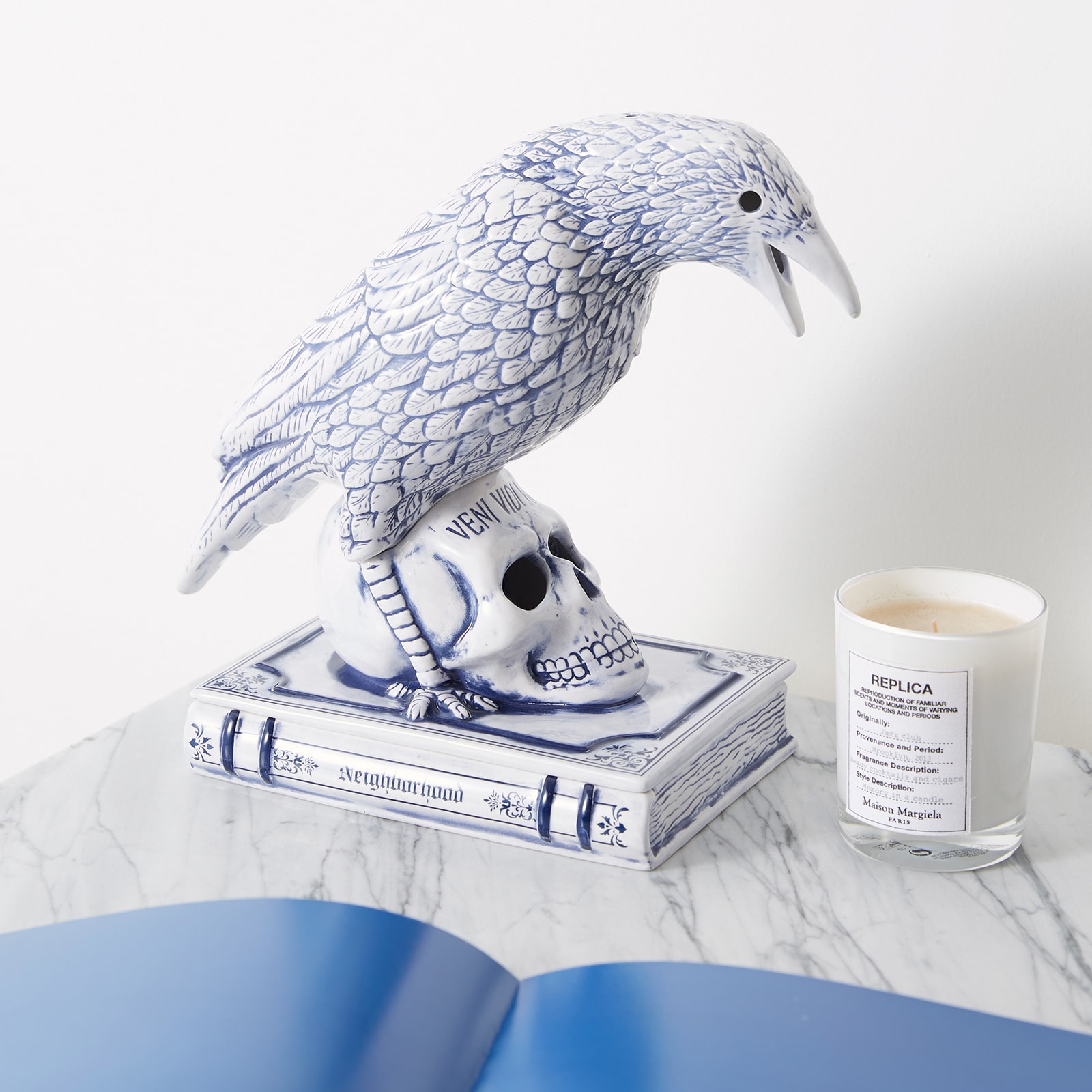 Neighborhood Crow Incense Chamber In Blue - 25% Off | Editorialist