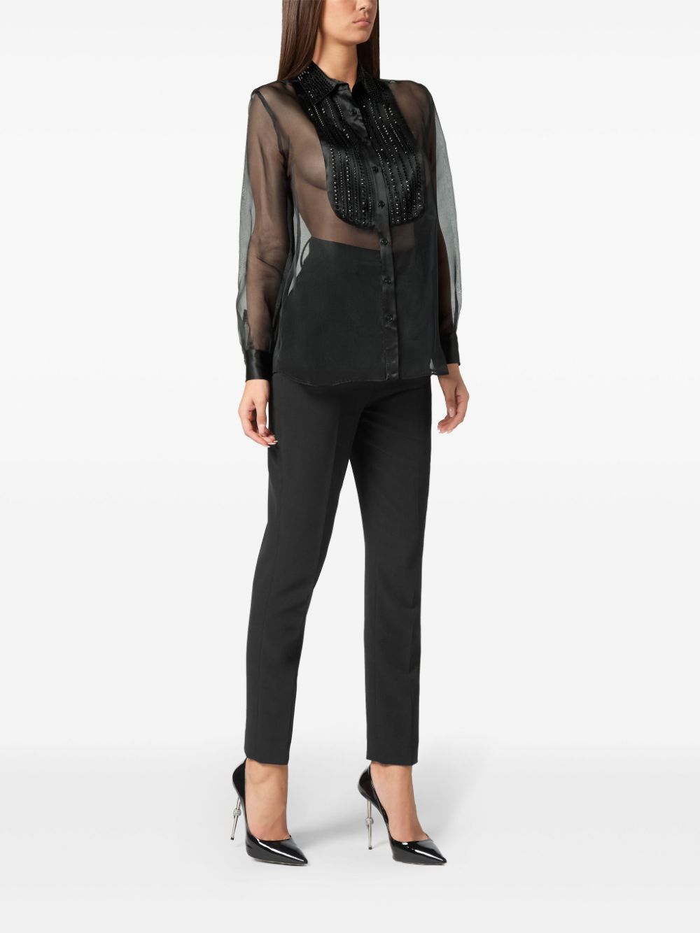 PHILIPP PLEIN Philipp Plein Plastron Shirt