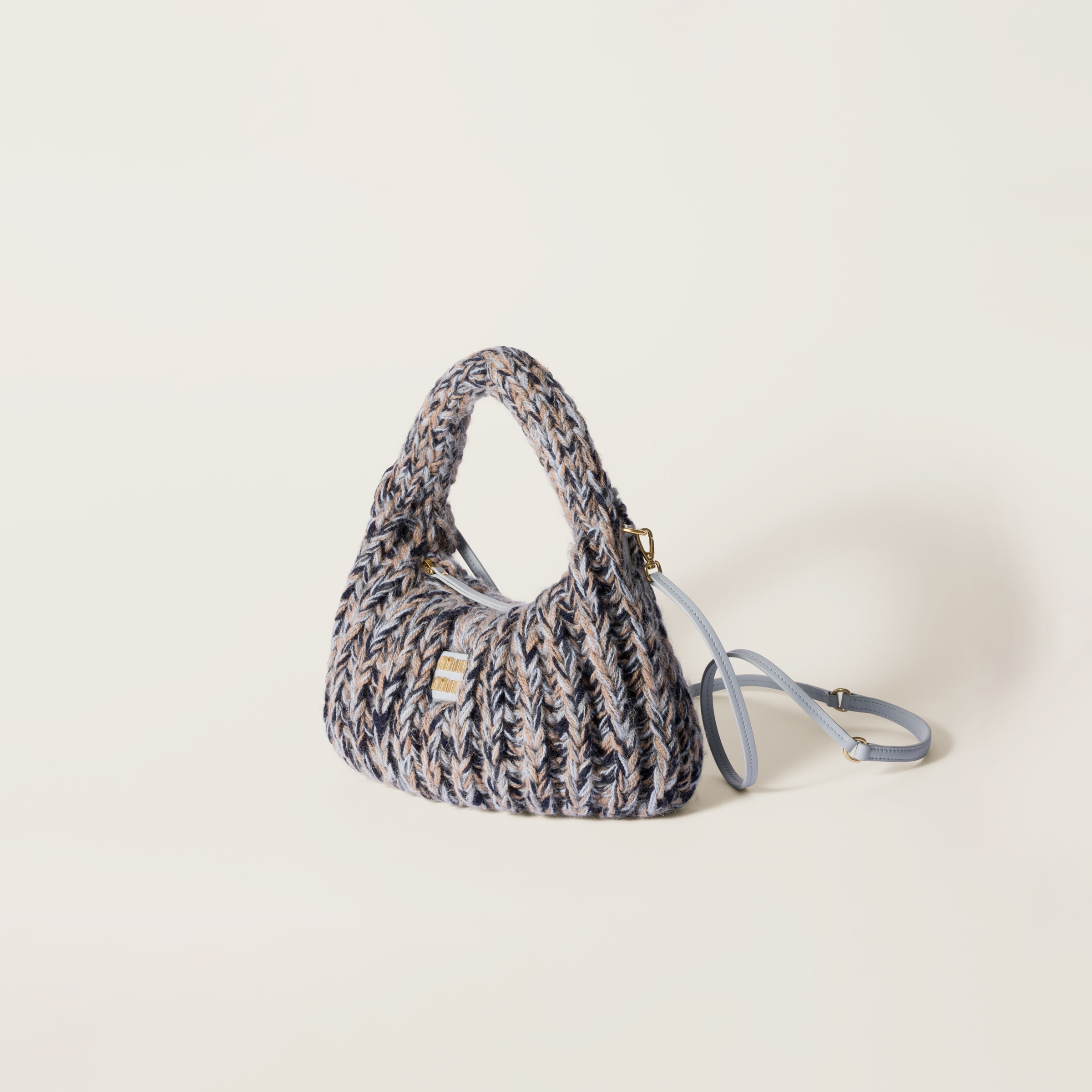 Miu Miu Knit Wool Bag - Astro | Editorialist