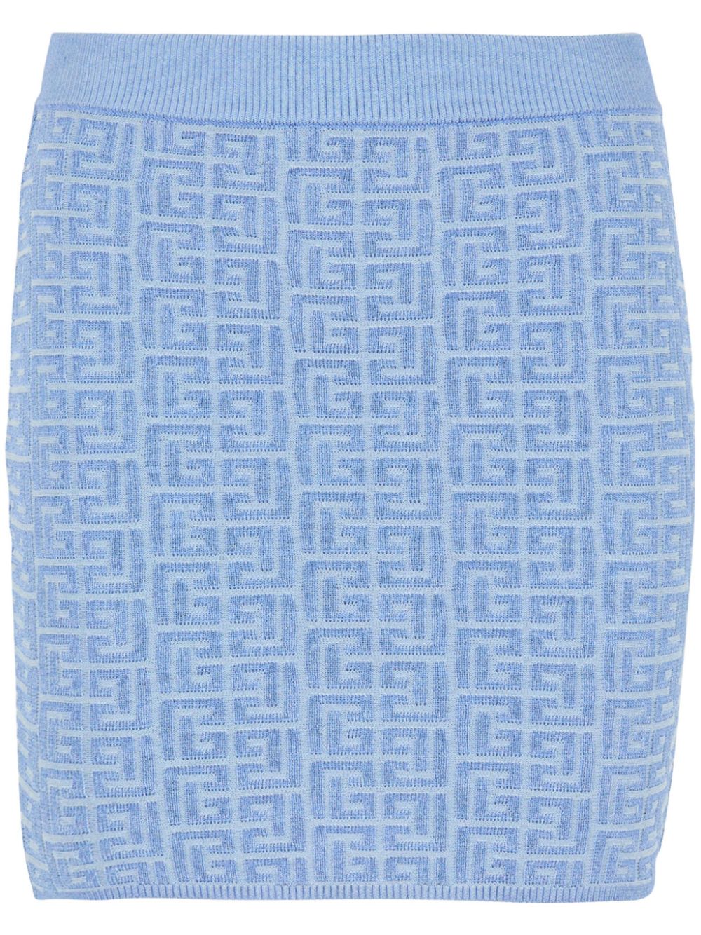 BALMAIN Balmain Labyrinth-Jacquard Skirt