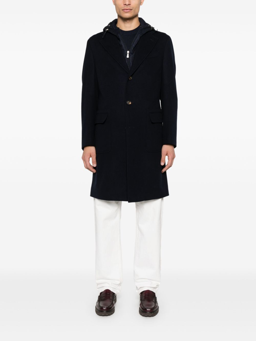 ELEVENTY Eleventy Panelled Wool Coat