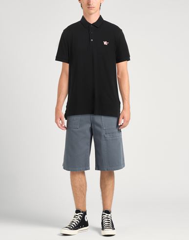 TRUE RELIGION BRAND JEANS man polo shirt black size m cotton