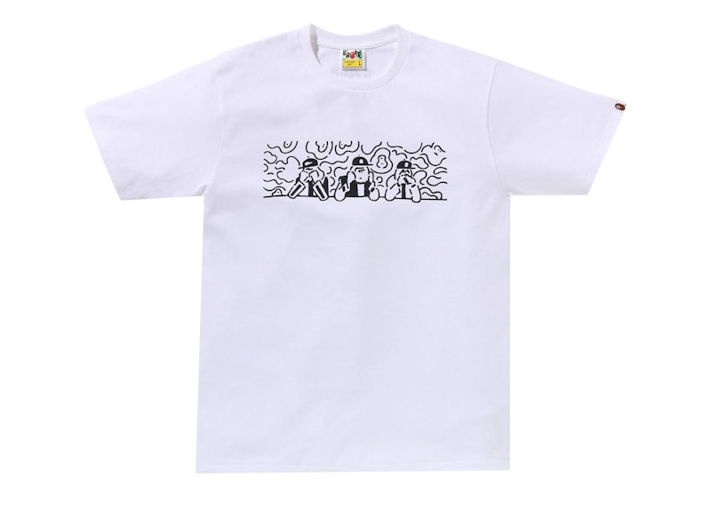Bape Gallery X Yu Nagaba Tee - White | Editorialist