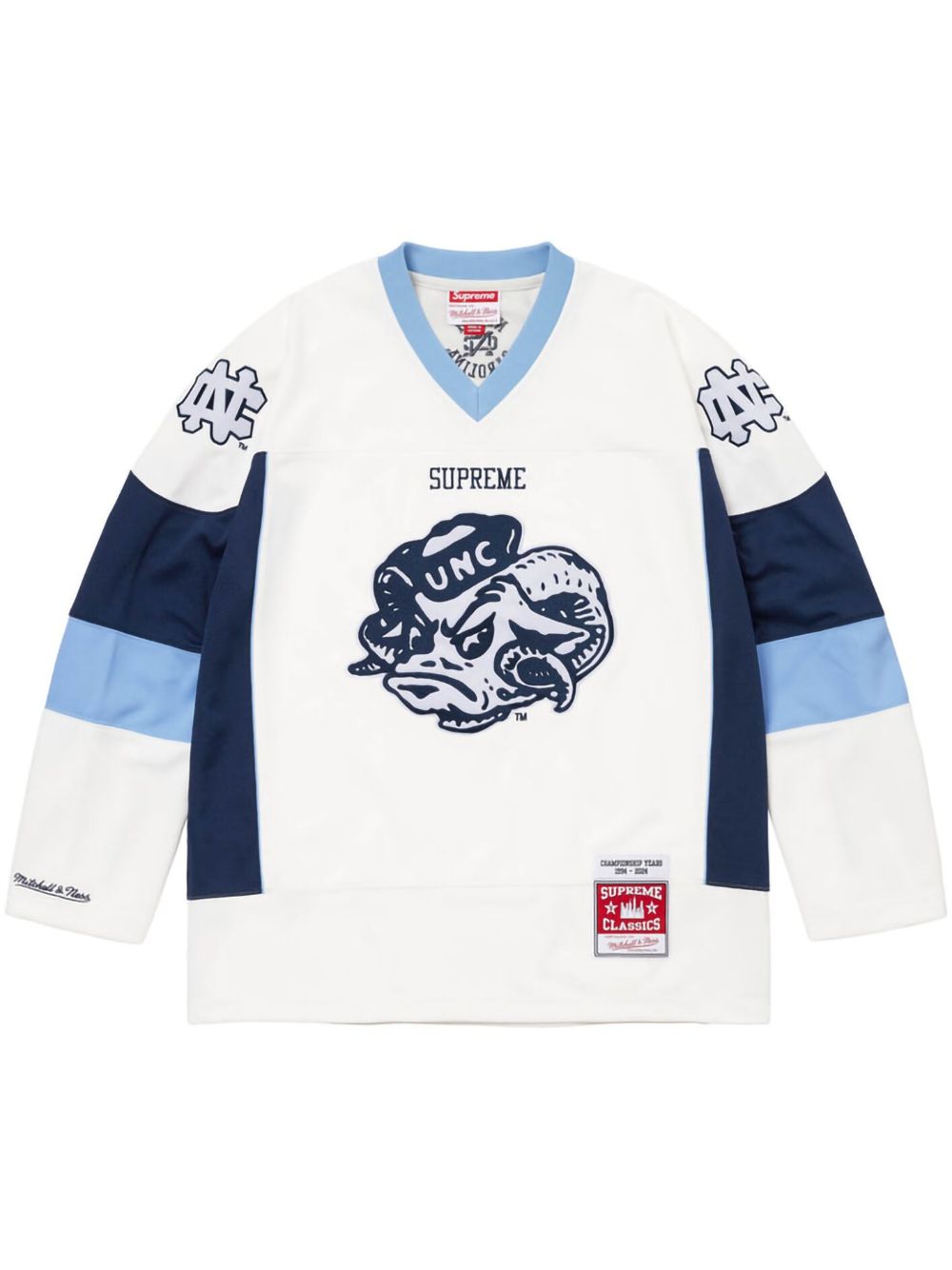 Supreme Mitchell & Ness® Ncaa Unc Hockey Jersey - White