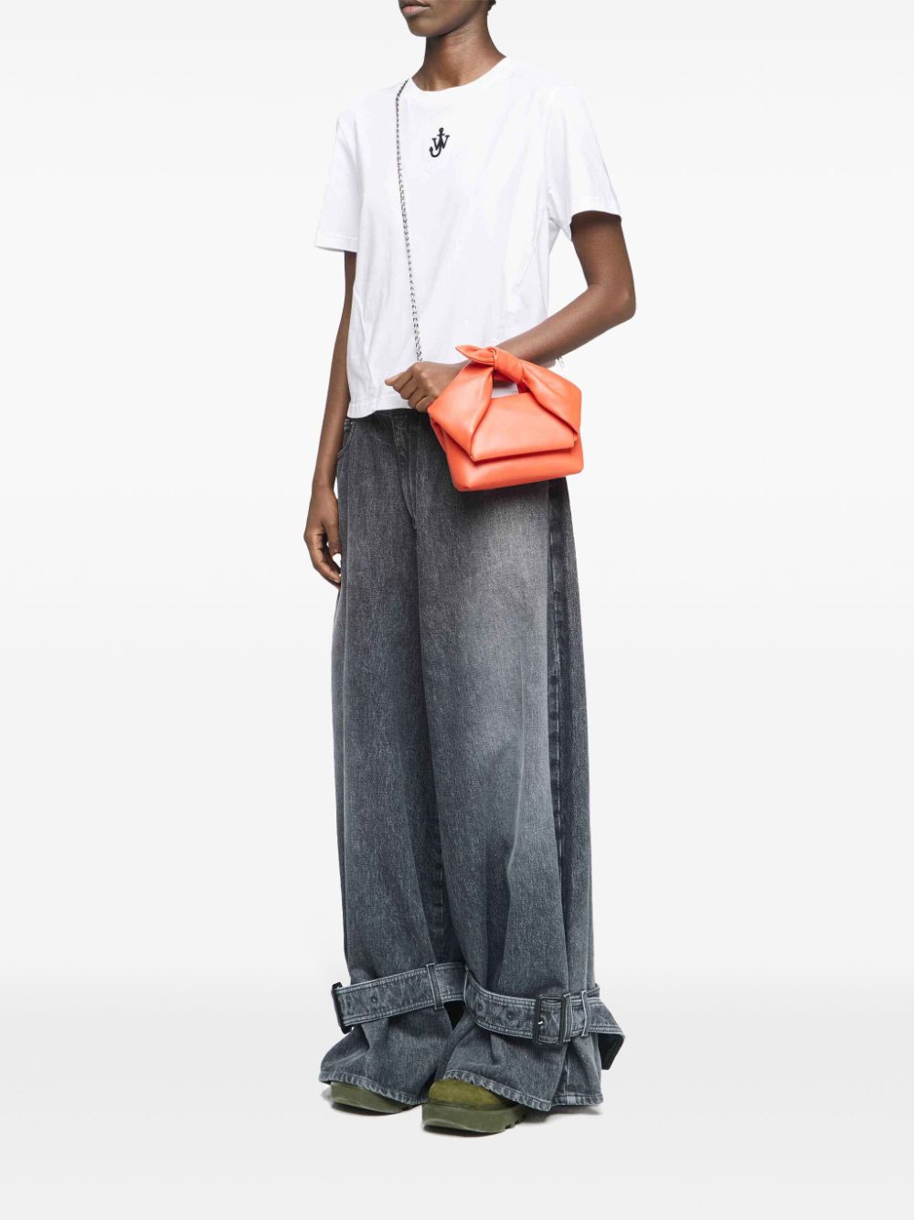JW ANDERSON JW Anderson Anchor-Embroidered T-Shirt