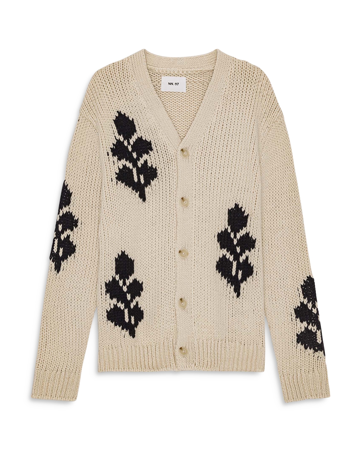 Nn07 Mika Chunky Cardigan Sweater In Ecru - 70% Off | Editorialist