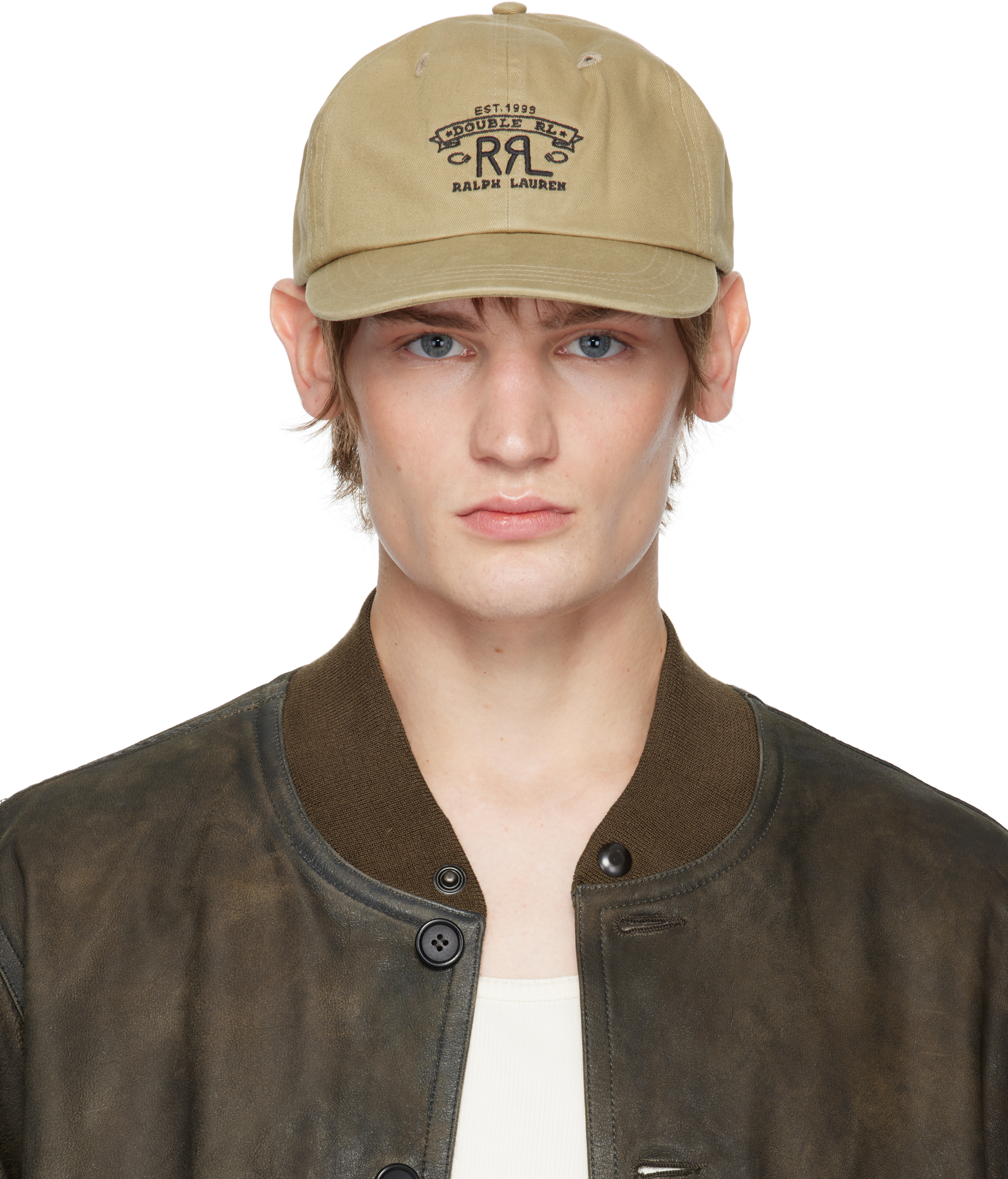 Ralph Lauren Ranch Logo Twill Cap - Khaki | Editorialist