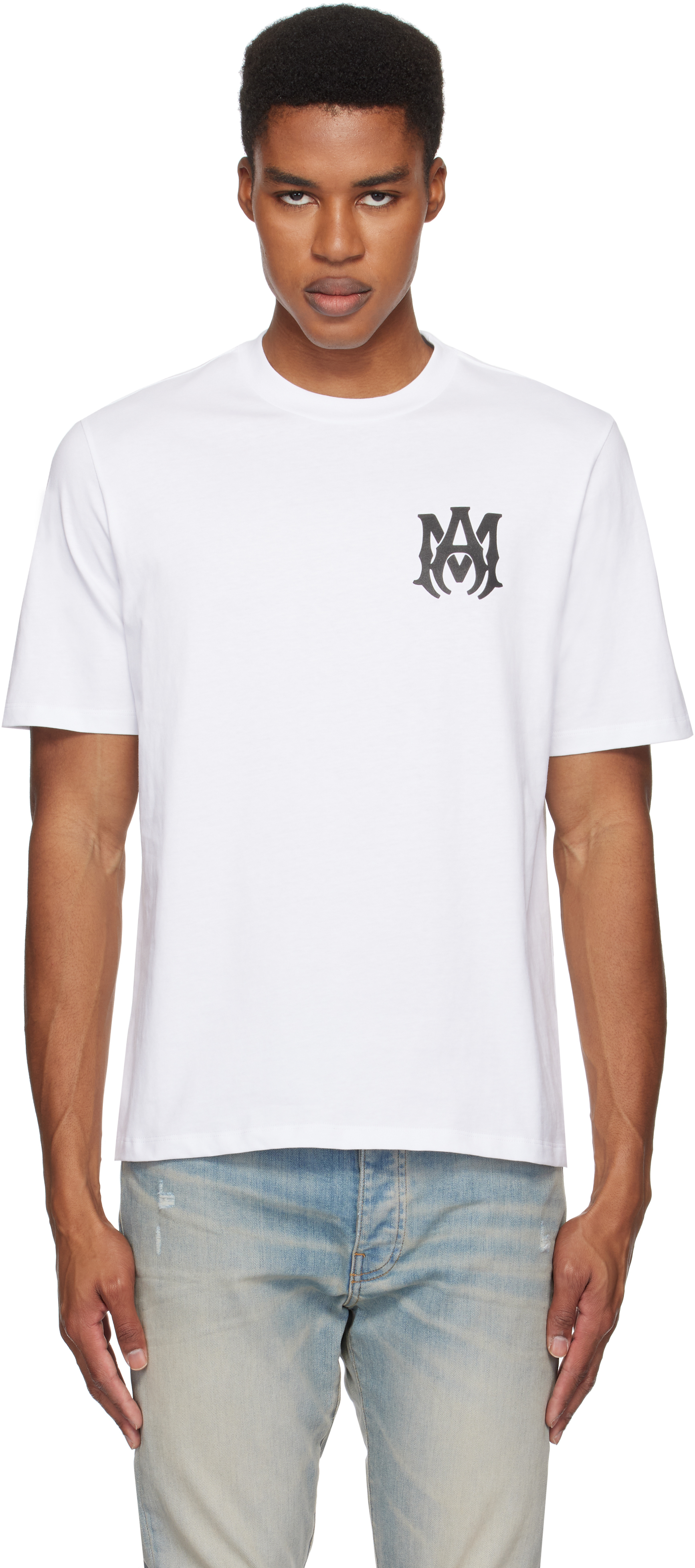 【国内正規】AMIRI MA CORE LOGO TEE ホワイト Sサイズ Amiri Ma' Core Logo T-Shirt In White - 28% Off | Editorialist