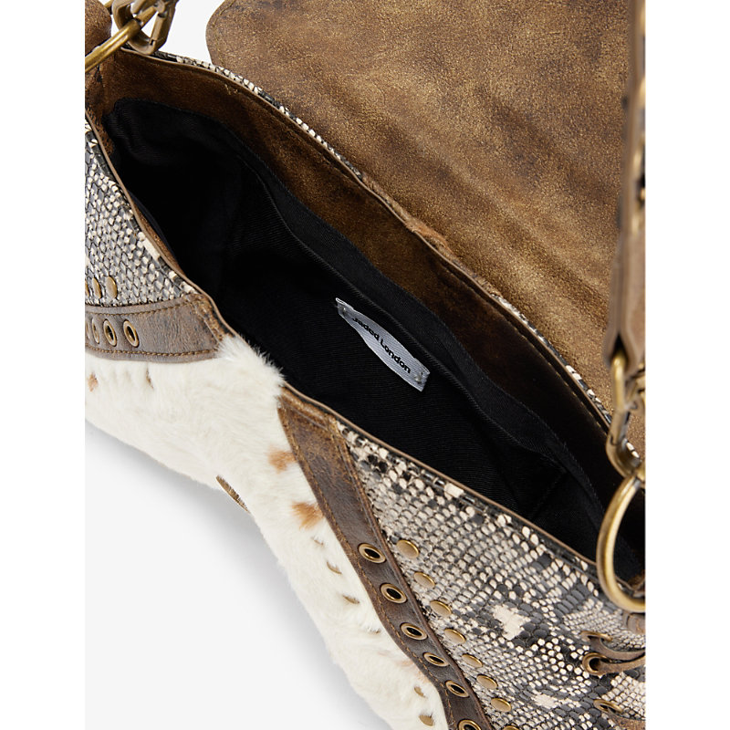 Jaded London Ophidian Faux-Leather Shoulder Bag - Multi | Editorialist