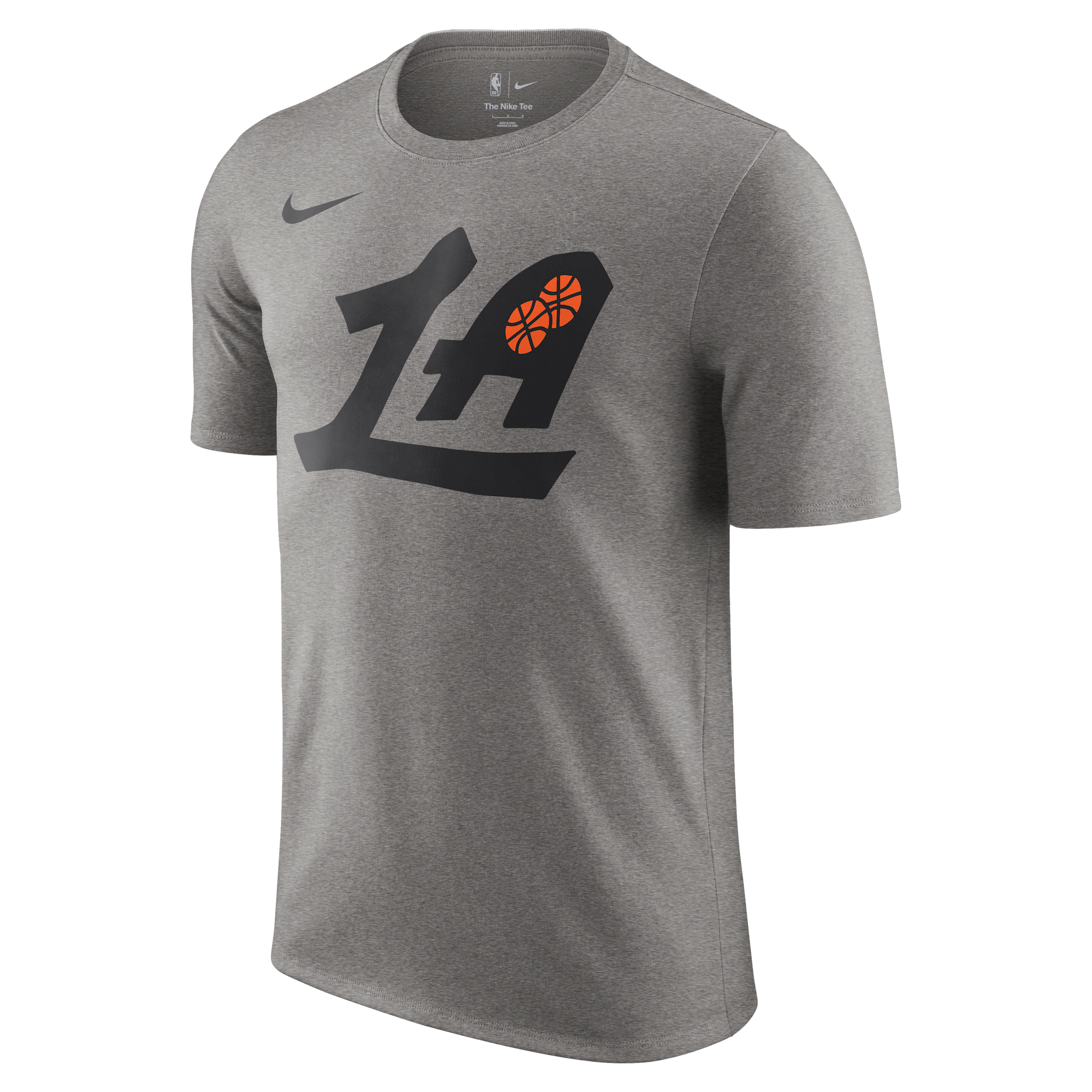 Nike La Clippers Essential City Edition Nba T-Shirt - Grey 