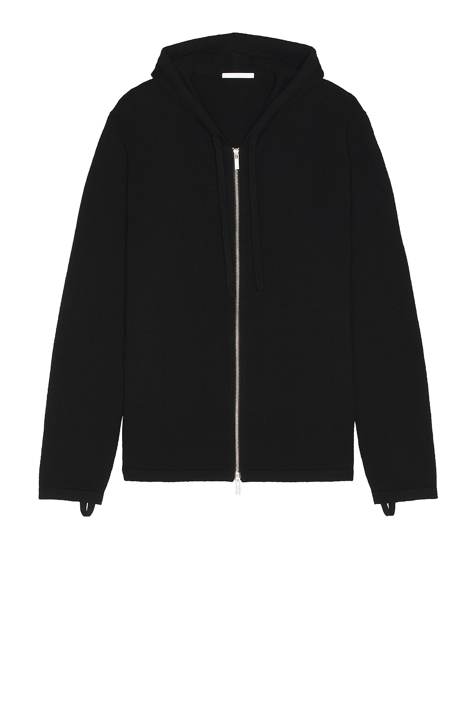 Helmut Lang Mohawk Full Zip Hoodie In Black - 40% Off | Editorialist