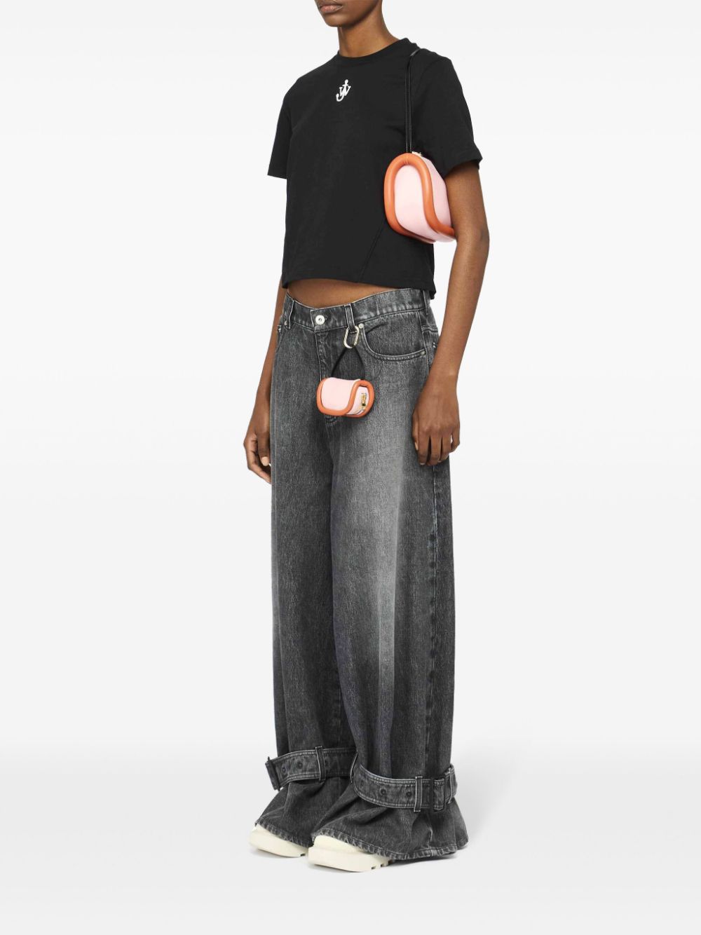JW ANDERSON JW Anderson anchor-embroidered t-shirt