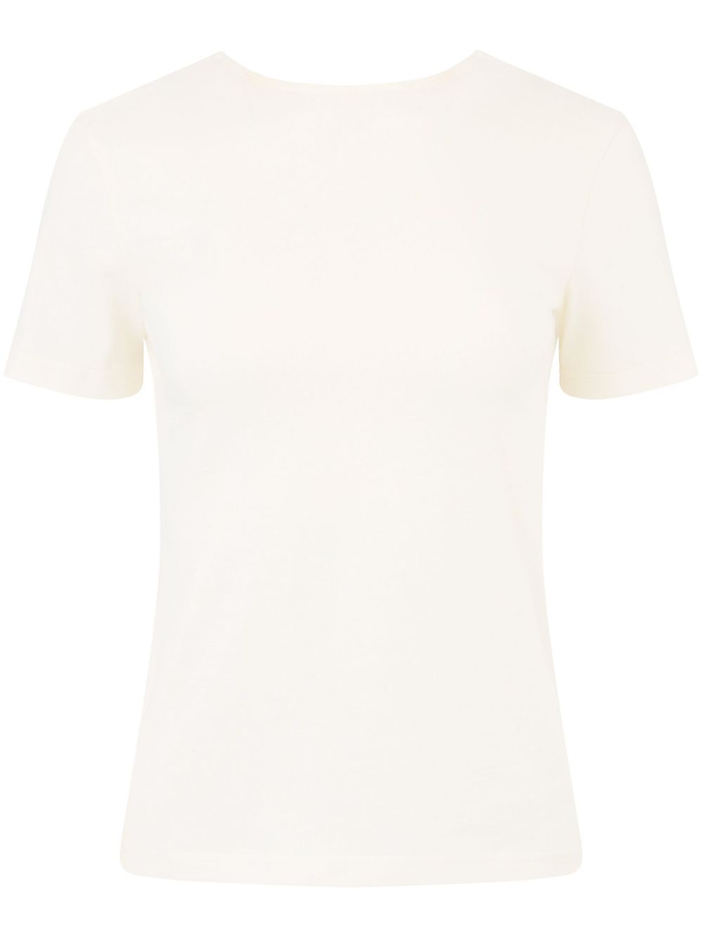 NINA RICCI Nina Ricci Plunging Draped Back T-Shirt