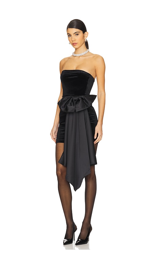 MORE TO COME Clea Velvet Mini Dress