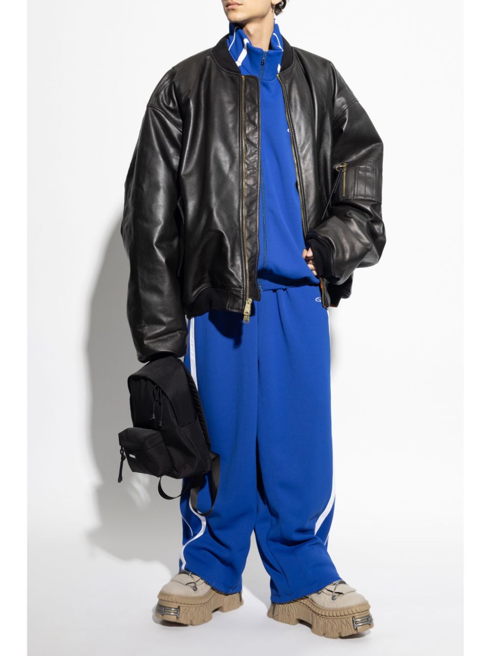 VETEMENTS VETEMENTS Leather Bomber Jacket
