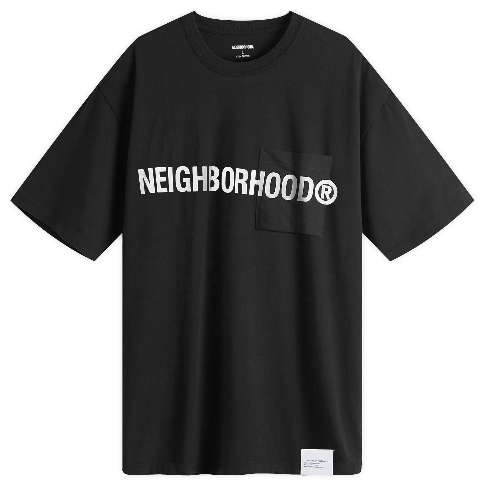 Neighborhood Sheltech Pocket T-Shirt - Black | Editorialist