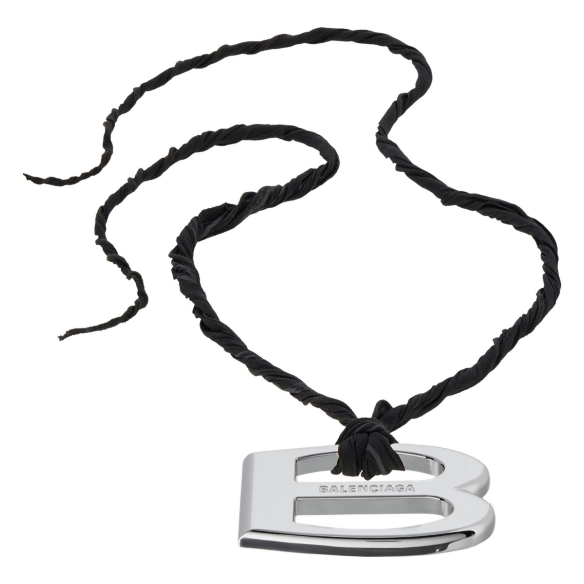 Balenciaga Essex Necklace In Silver - 31% Off | Editorialist