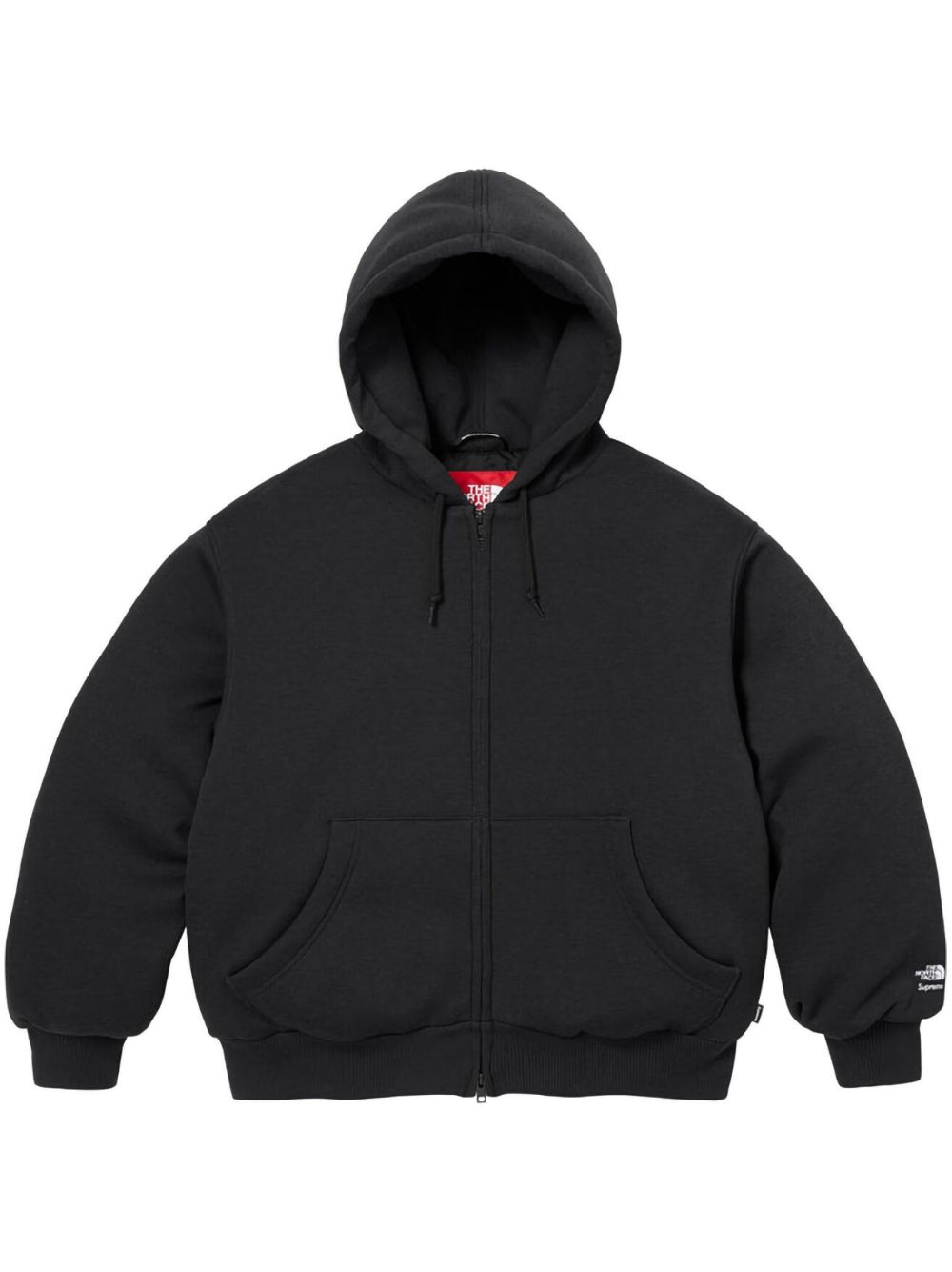 Supreme X Hysteric Glamour Thermal Lined Zip Up Hooded Sweatshirt
