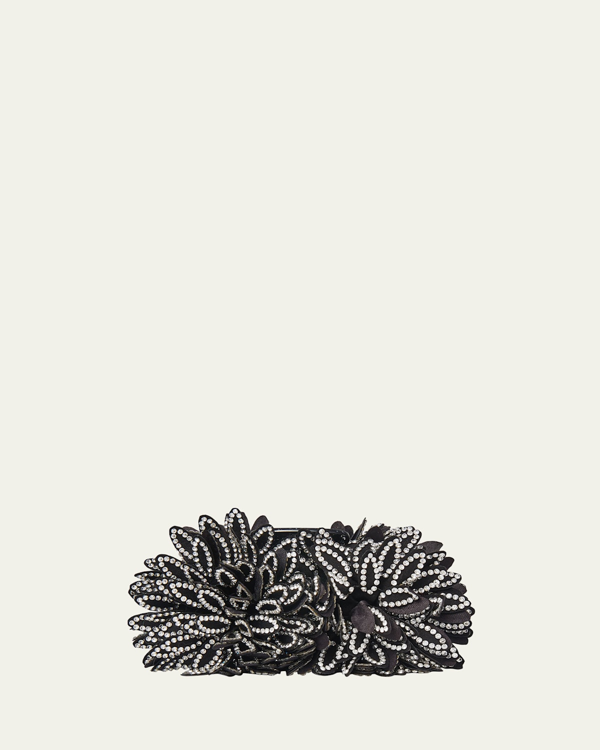 Lele Sadoughi Dahlia Flower Jaw Clip - Jet | Editorialist