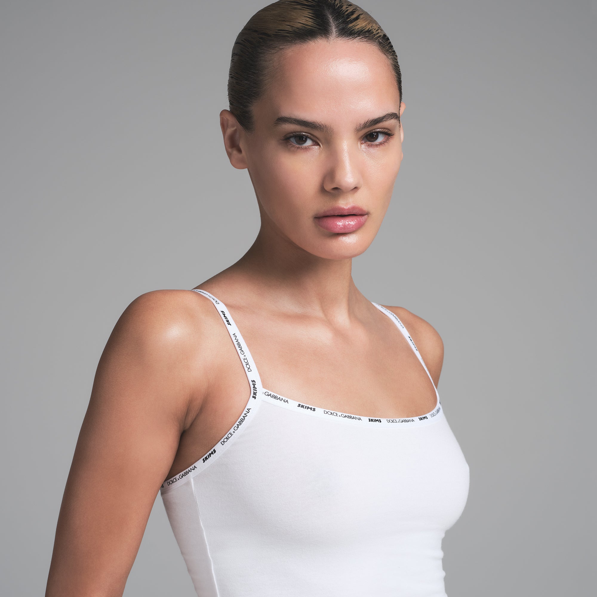 DOLCE&GABBANA ×SKIMS ホワイトタンクトップXS dolce & gabbana skims tank by Dolce + Gabbana - Pickle