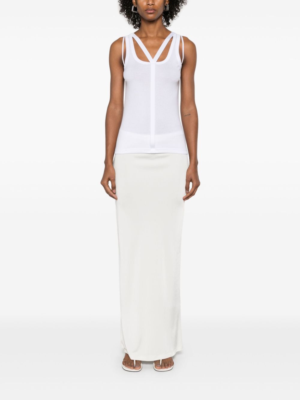 HELMUT LANG Helmut Lang Strap Racer Tank Top