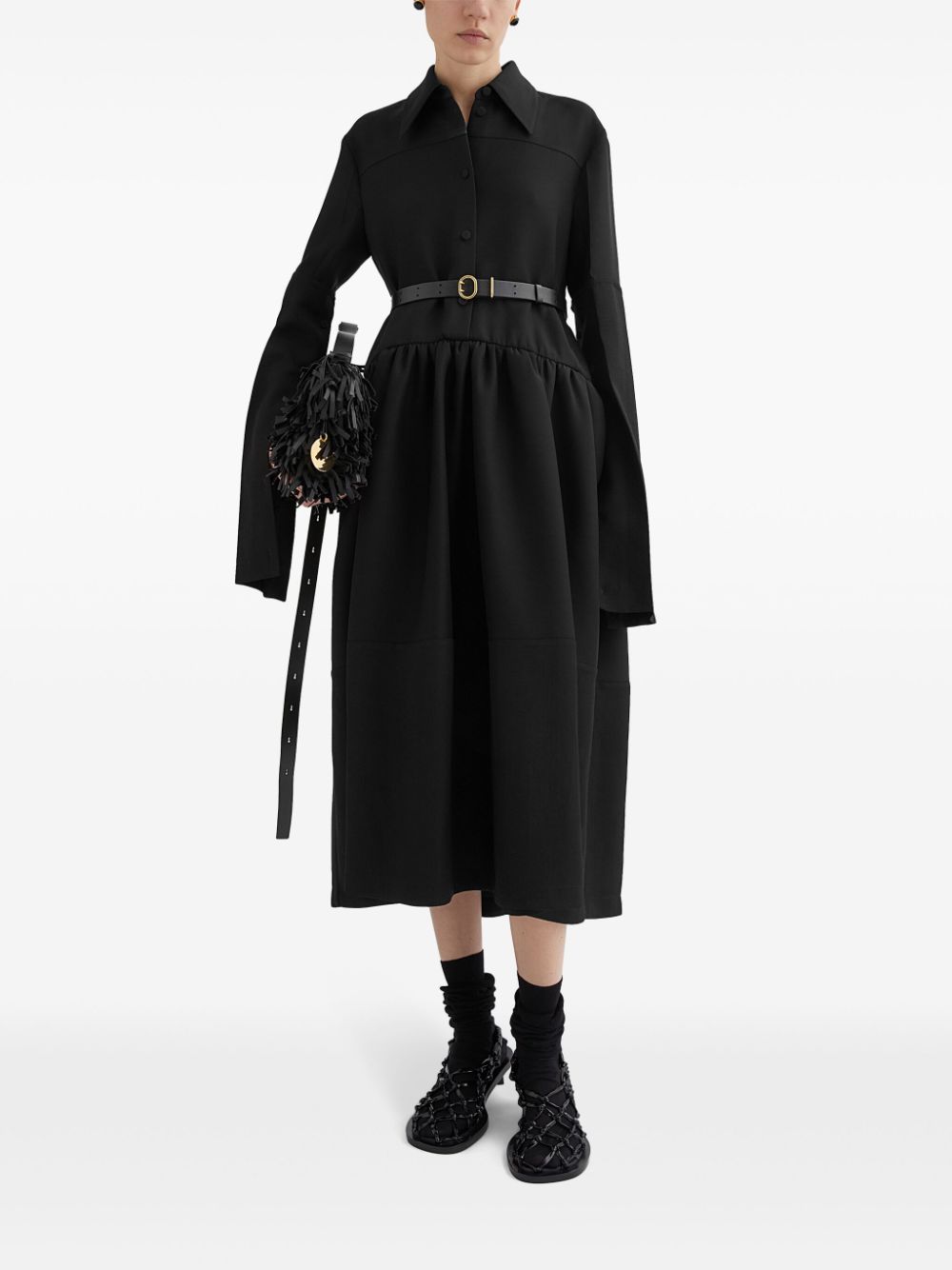 JIL SANDER Jil Sander shirt midi dress